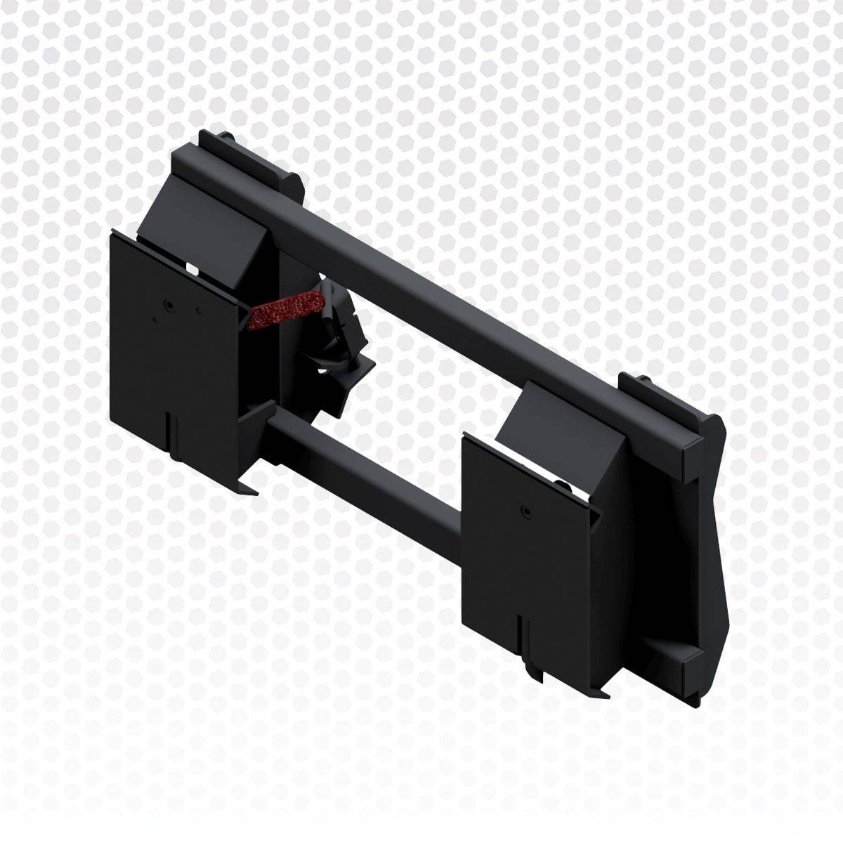 Bush Hog Quick Attach to Skid Steer Adapter Plates - Tri-L Manufacturing